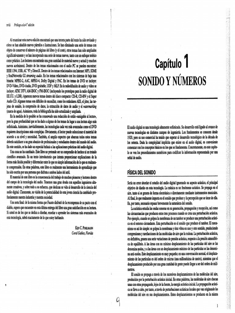 Pohlmann, Ken - Principios de Audio Digital (Cap 1) PDF | PDF