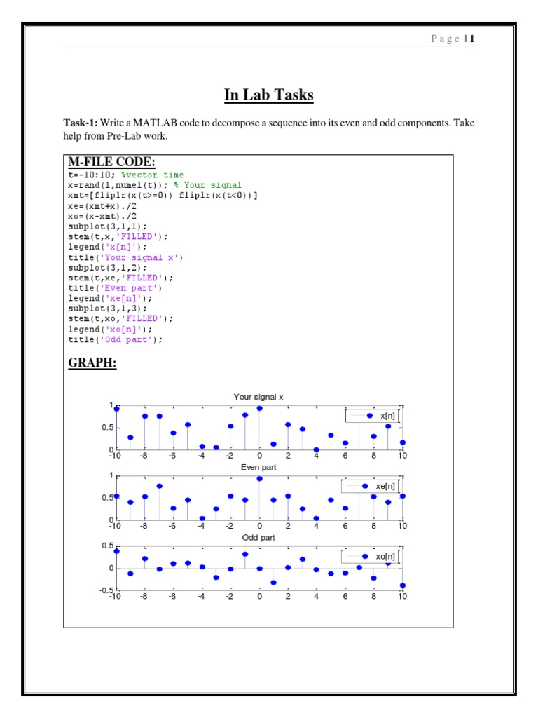 Lab Report 3 DSP | PDF | Convolution | Algorithms