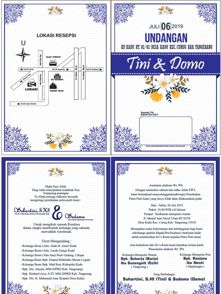 Sample Undangan | PDF