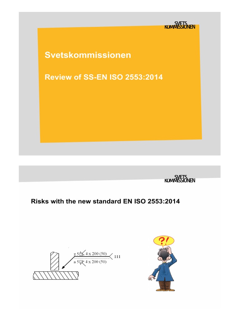 EN ISO 2553:2014 Welding Symbols Guide | PDF | Welding | Construction