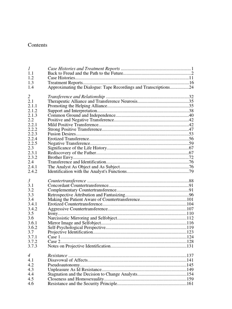 Psychoanalytic Practice - Clinical Studies, 2001 Thomä & Kächele | PDF | Psychoanalysis ...