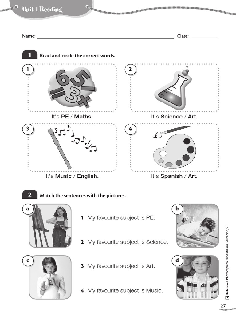 Wonder 2 Unit 1 Reading | PDF