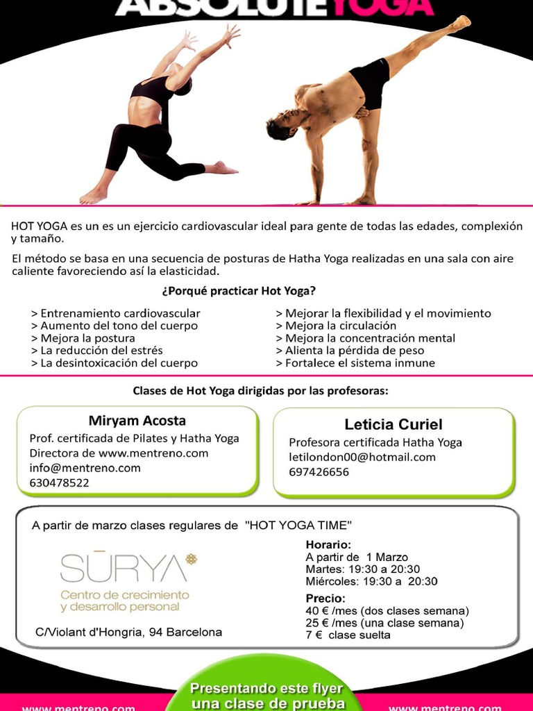 Clases de Hot Yoga | PDF