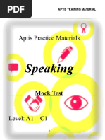 Aptis Web Aptis Advance Key Tests 1-4 | PDF