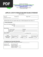 LLDA Clearance Application Form | PDF | Fresh Water | Water Pollution