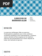 Ejercicios de Buerguer Allen | PDF | Trombo | Sistema circulatorio