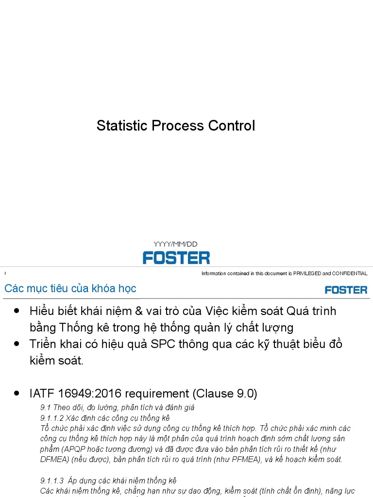 SPC Training 2018 | PDF