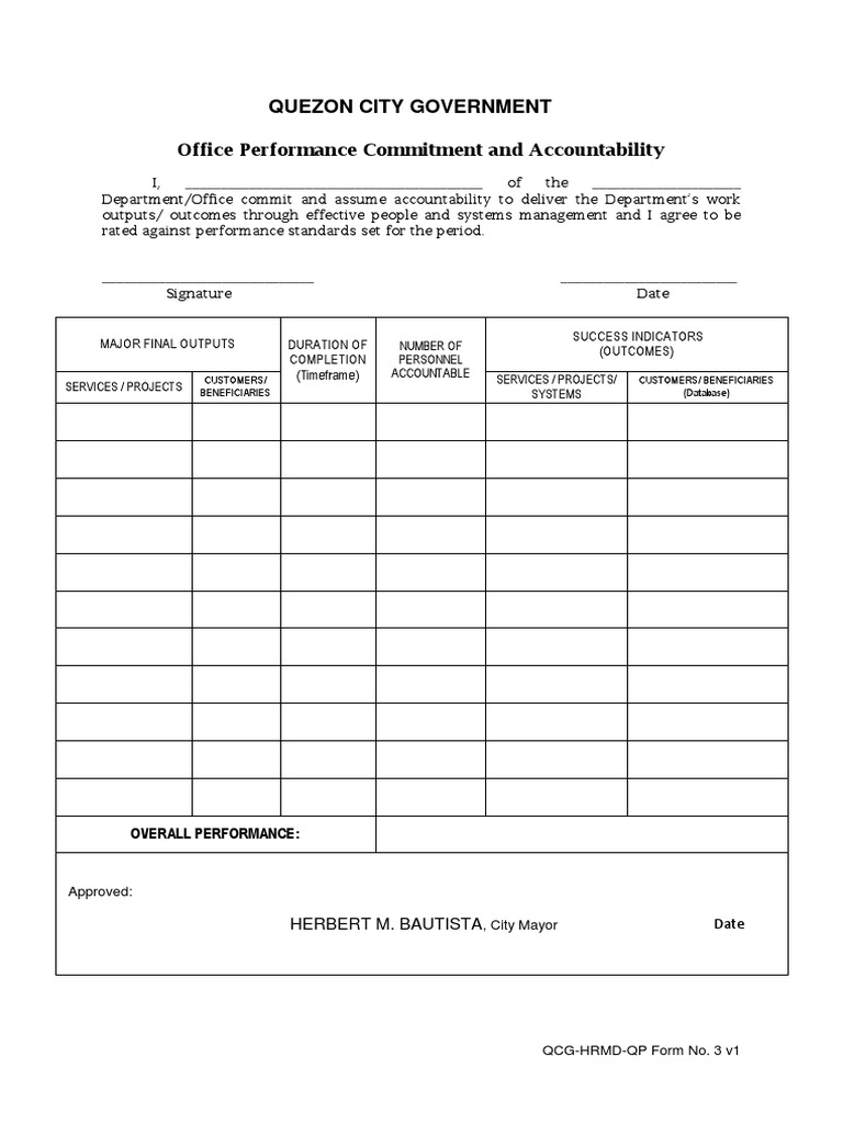 OPCA First Page | PDF