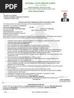 Nysc ONLINE-REGISTRATION Form-4 | PDF | Social Science