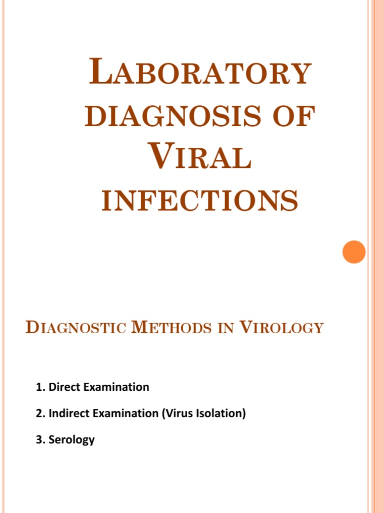 Laboratory Diagnosis of Viral Infections | PDF | Real Time Polymerase ...