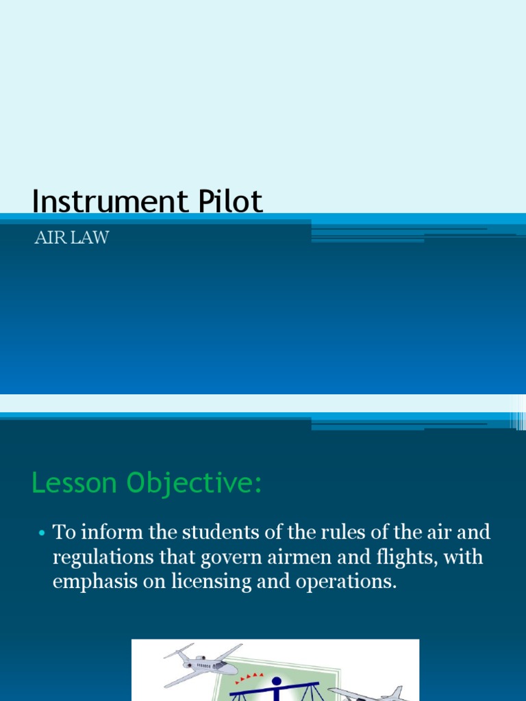 IFR Airlaw | PDF | Instrument Flight Rules | Visual Flight Rules