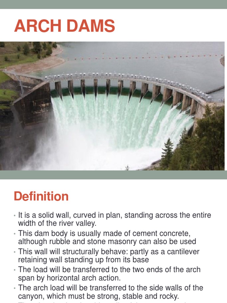 Arch Dams | Descargar gratis PDF | Dam | Civil Engineering