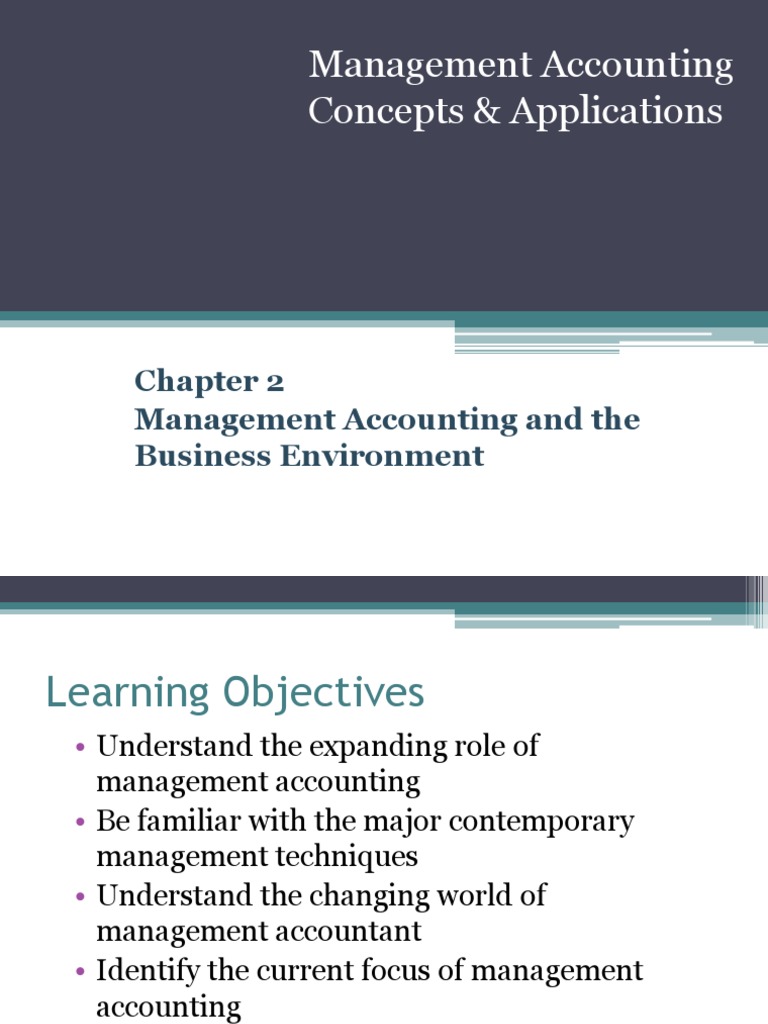 Chapter 2 Management ACcounting Environment | PDF | Management ...