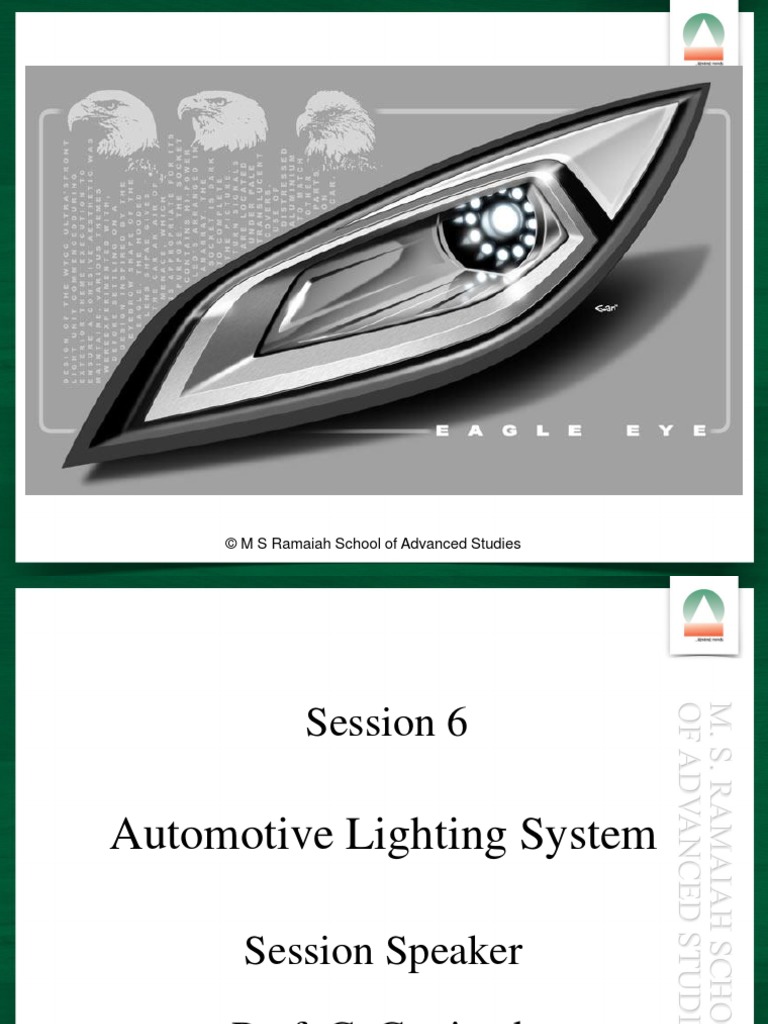 Lighting System Session6 Automotive Lighting System PDF | PDF ...