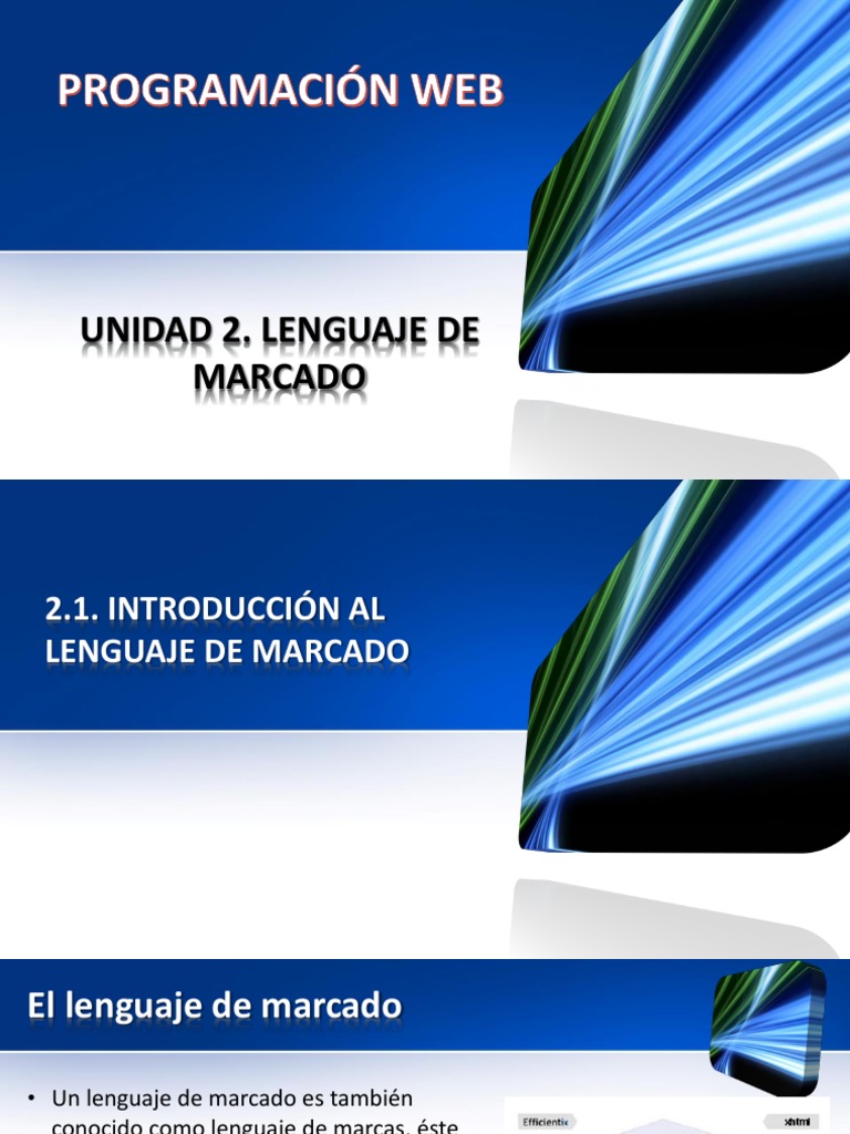 Unidad 2-Programacion Web | PDF | Lenguaje de marcado | Hipervínculo