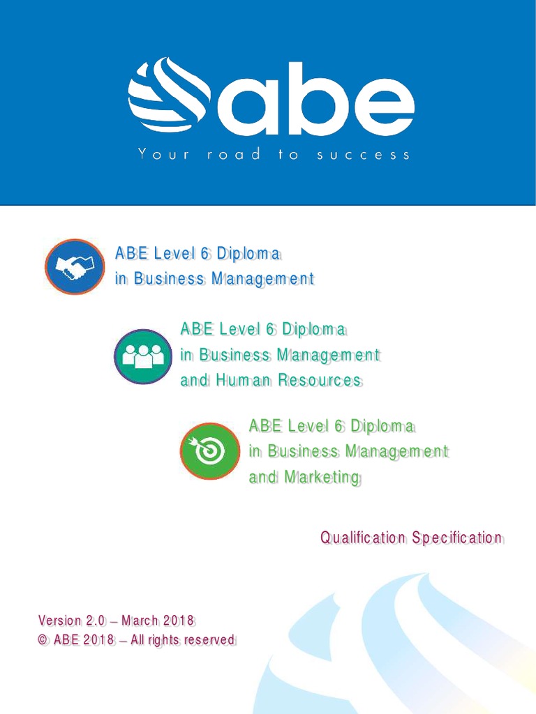 ABE L6 Diplomas PDF | PDF | Leadership | Professional Certification
