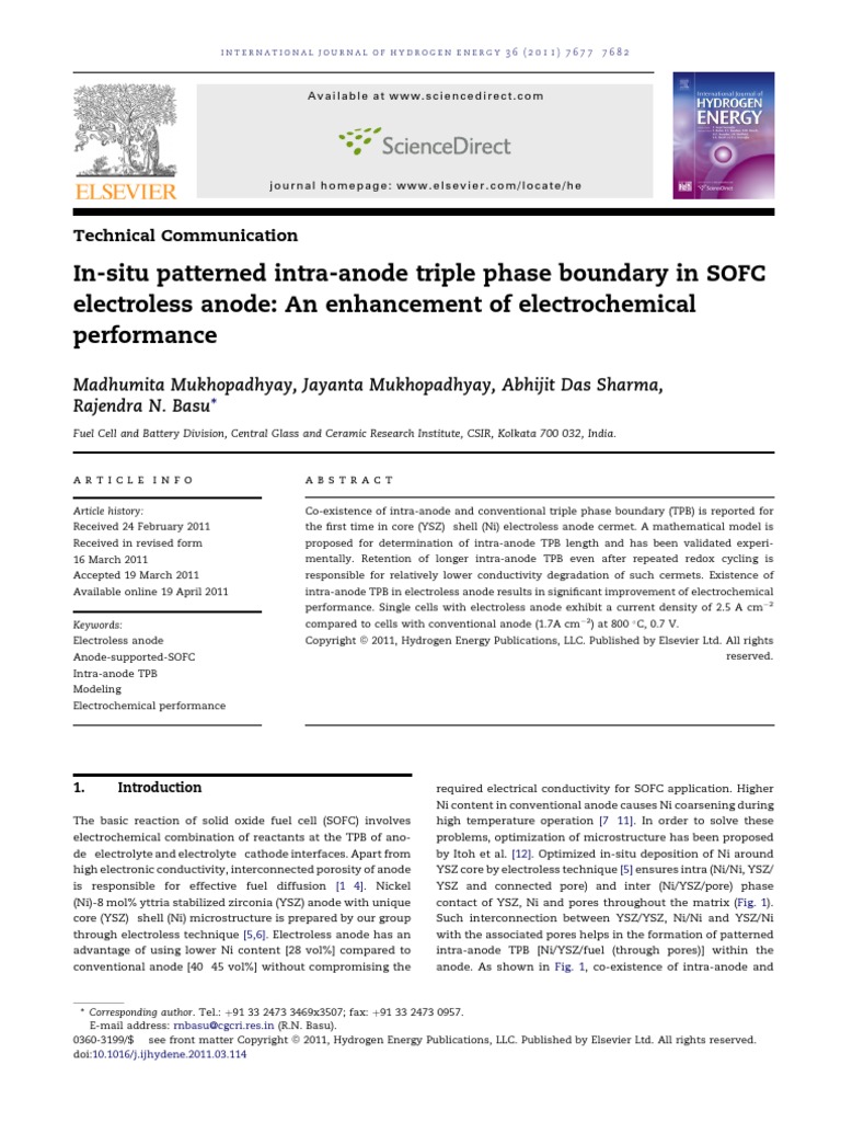 In-Situ Patterned Intra-Anode Triple Phase Boundary in SOFC Electroless Anode An Enhancement of ...
