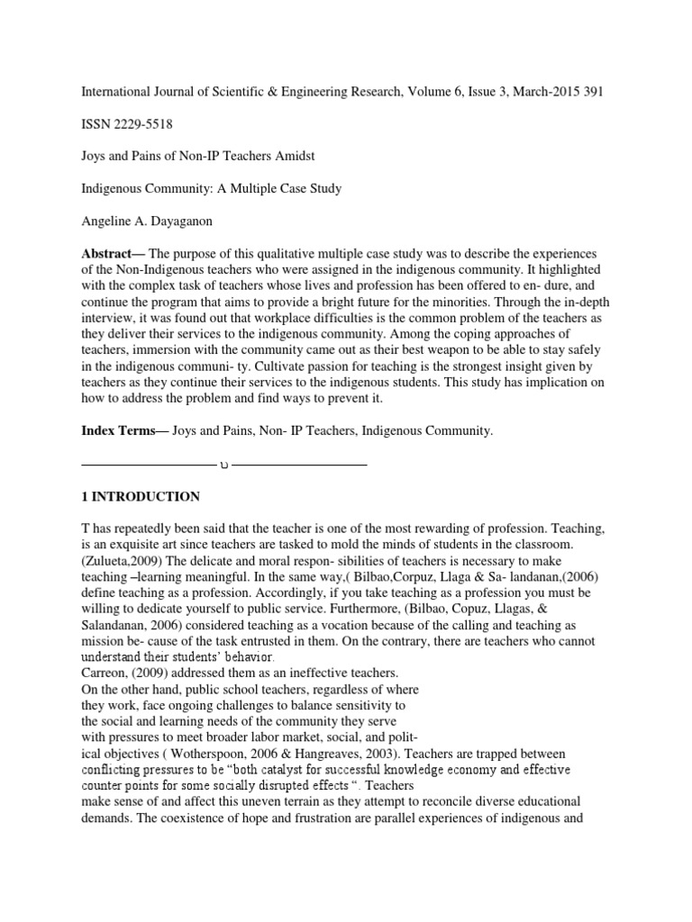 Abstract - The Purpose of This Qualitative Multiple Case Study Was To ...