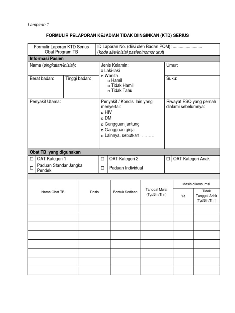 Form KTD Serius - Rev2019 | PDF