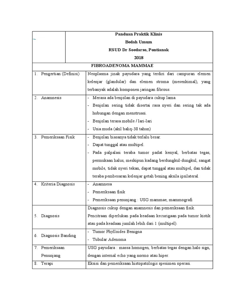 Panduan Bedah Umum: Tumor Payudara dan Hemoroid | PDF