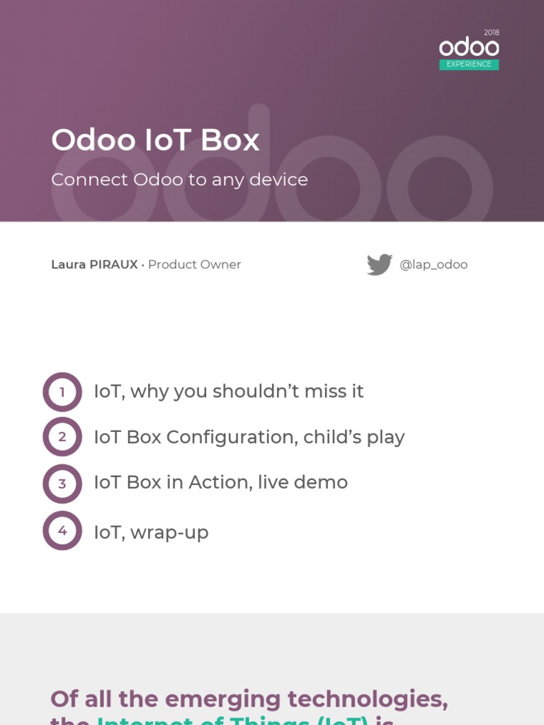 Odoo Iot Box: Connect Odoo To Any Device | PDF