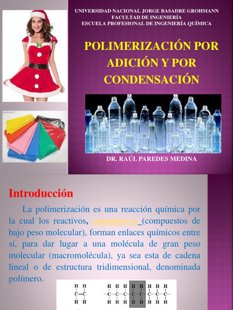 Polimerización por adición y condensación: tipos, mecanismos y ejemplos ...