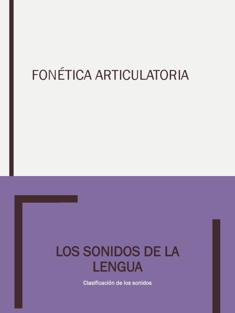 Fonética Articulatoria | PDF | Fonología | Voz humana