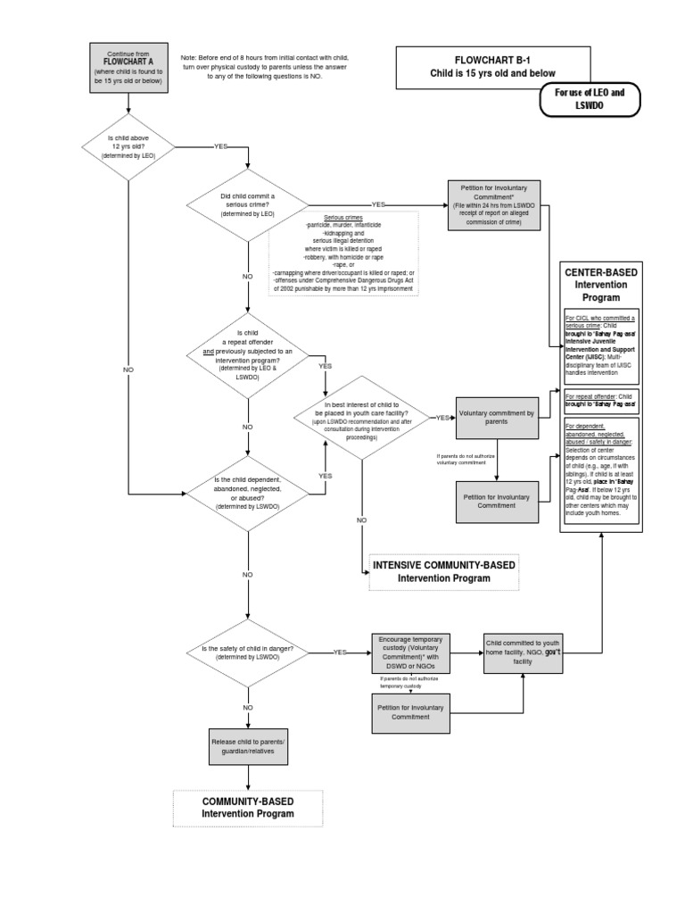 Juvenile Justice System Flow Chart