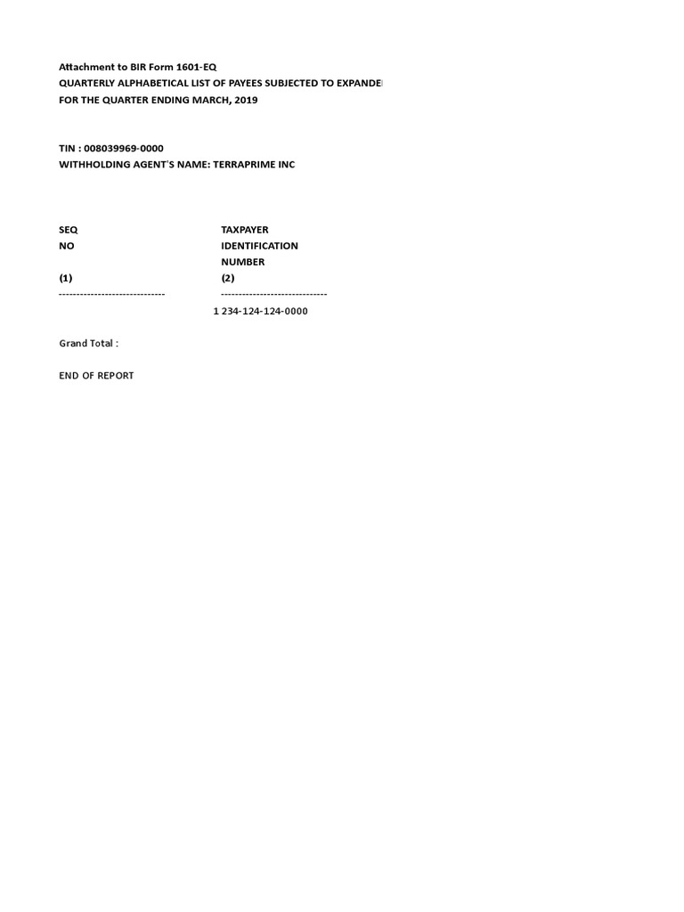 Qap Format | PDF | Withholding Tax | Services (Economics)