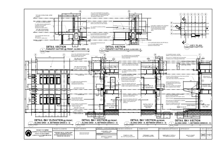 Detail Section Detail Section: Key Plan | PDF | Wall | Roof