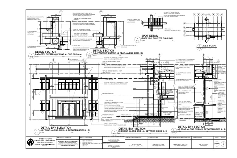 Spot Detail: Key Plan | PDF | Wall | Roof