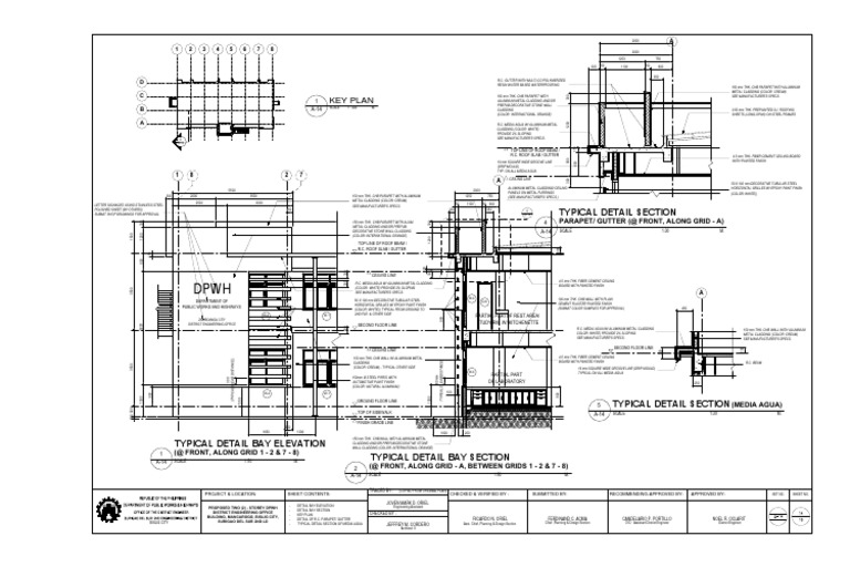 Key Plan: Typical Detail Section | PDF | Wall | Roof