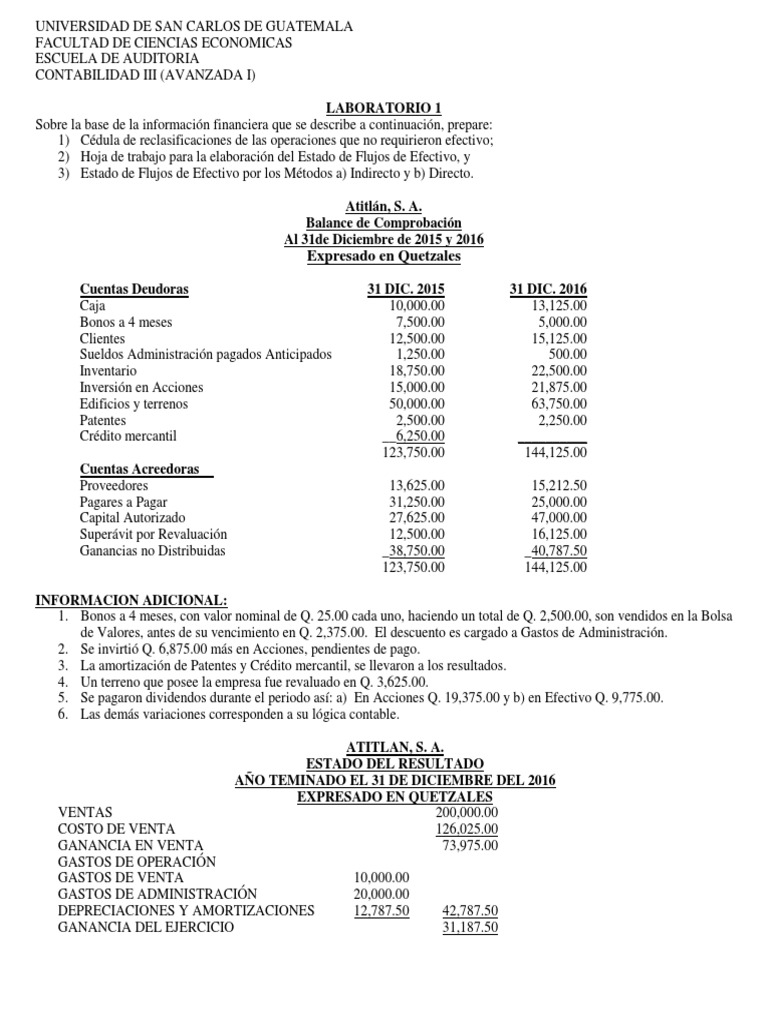 Guia Ejer Cici Os | PDF | Compartir (Finanzas) | Amortización (Negocio)