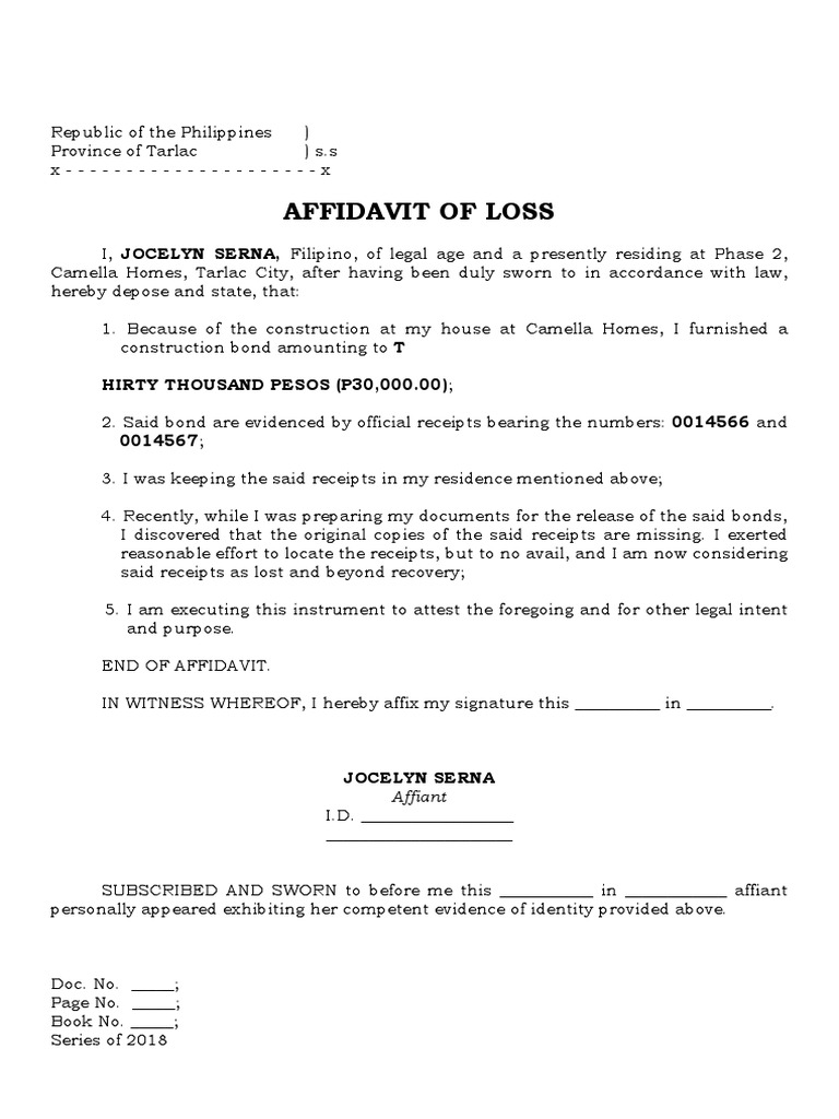 Affidavit | PDF | Affidavit | Comparative Law