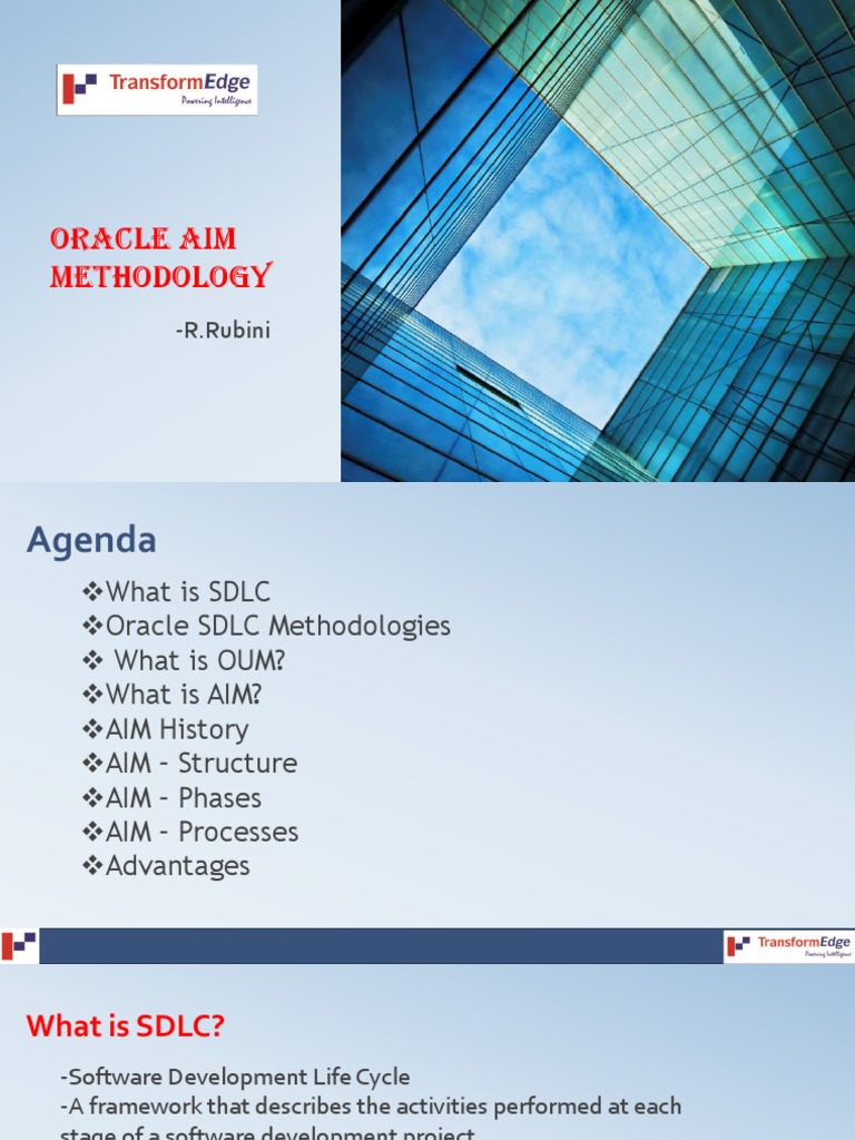 Oracle Aim Methodology: - R.Rubini | PDF | Software Development ...