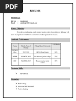 Resume Format | PDF