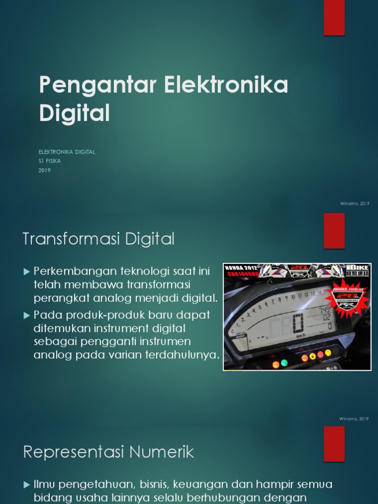 Elektronika Digital: Perbandingan Analog dan Digital | PDF | Komputer