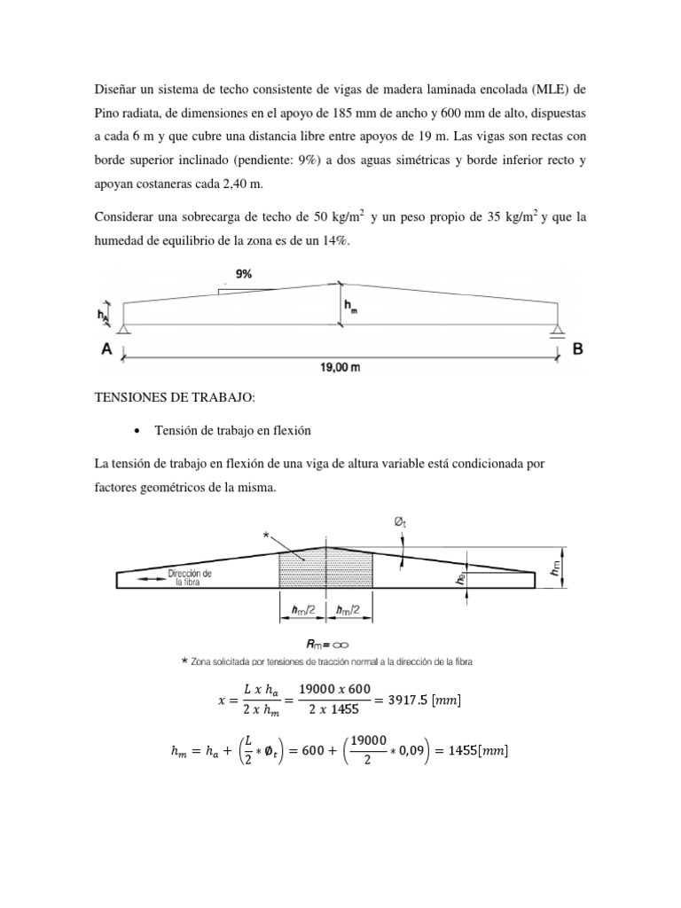 Ejercicio 1 Viga Recta Altura Variable | PDF | Doblar | Ingeniero civil