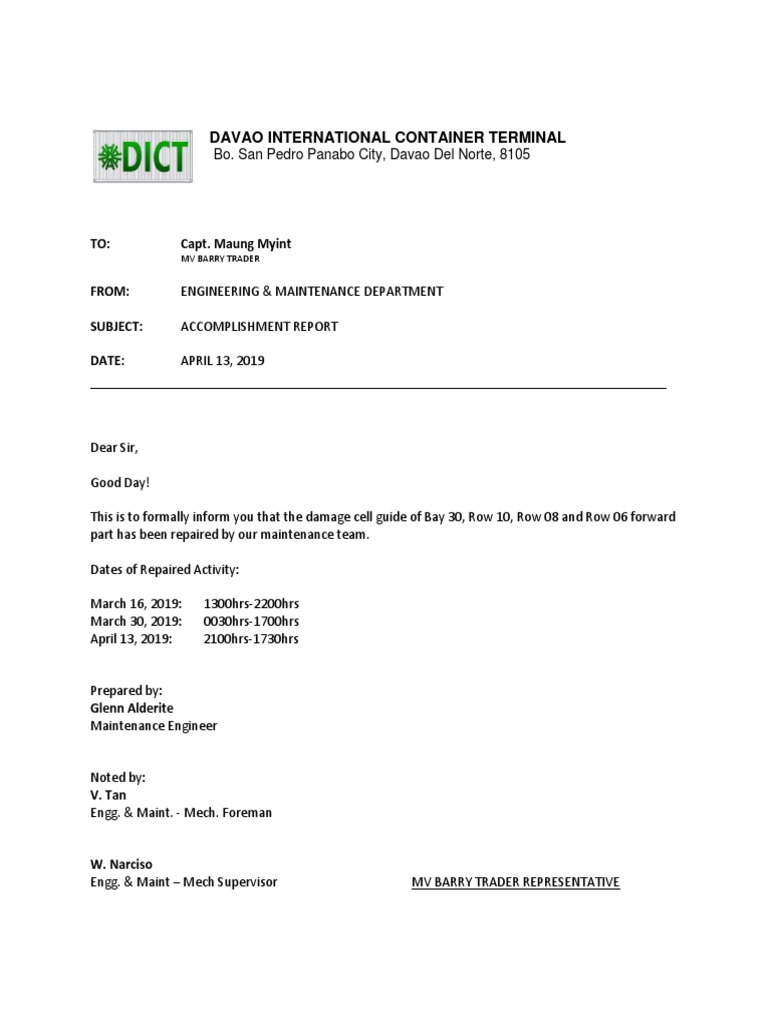 DICT Letterhead | PDF