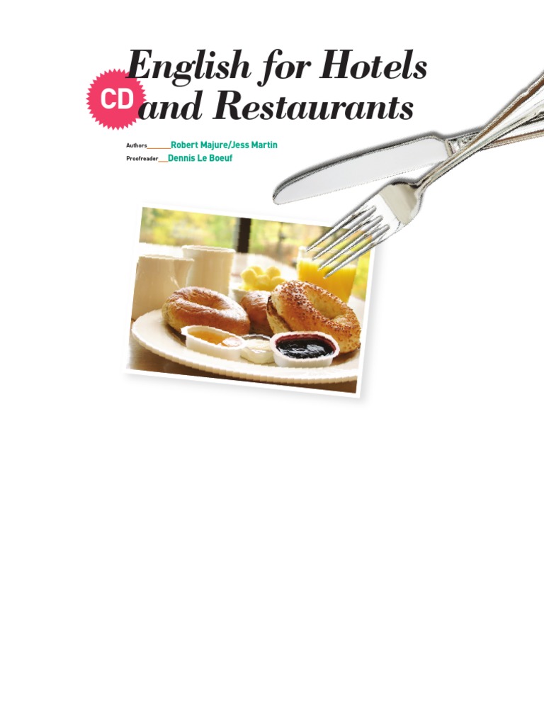 English For Restaurant | PDF | Menu | Restaurants