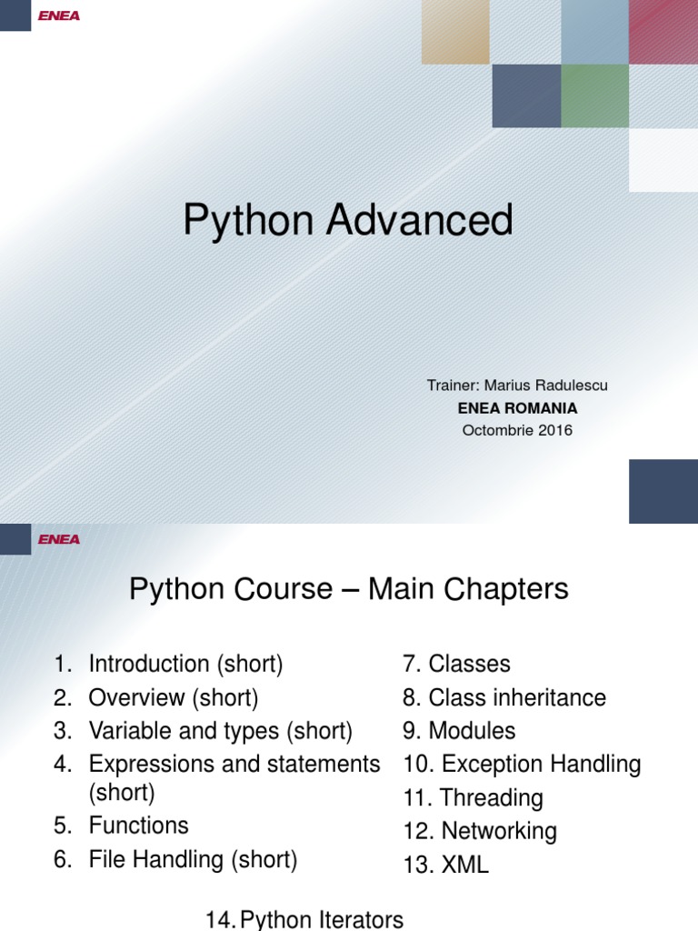 Chapter 1 - Python Introduction | Download Free PDF | Python (Programming Language) | Scripting ...