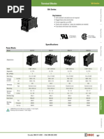 GE EB-25/26/27 Terminal Blocks Overview | PDF | Wire | Screw