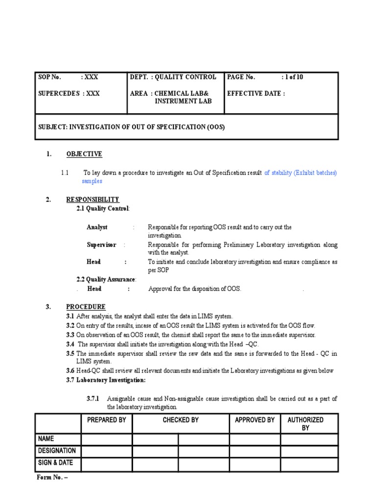 Of Stability (Exhibit Batches) Samples | PDF | Laboratories | Quality ...