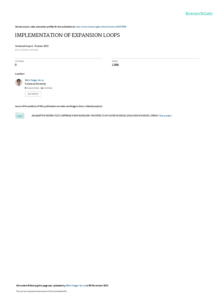 Implementation of Expansion Loops | PDF | Thermal Expansion | Pipe ...