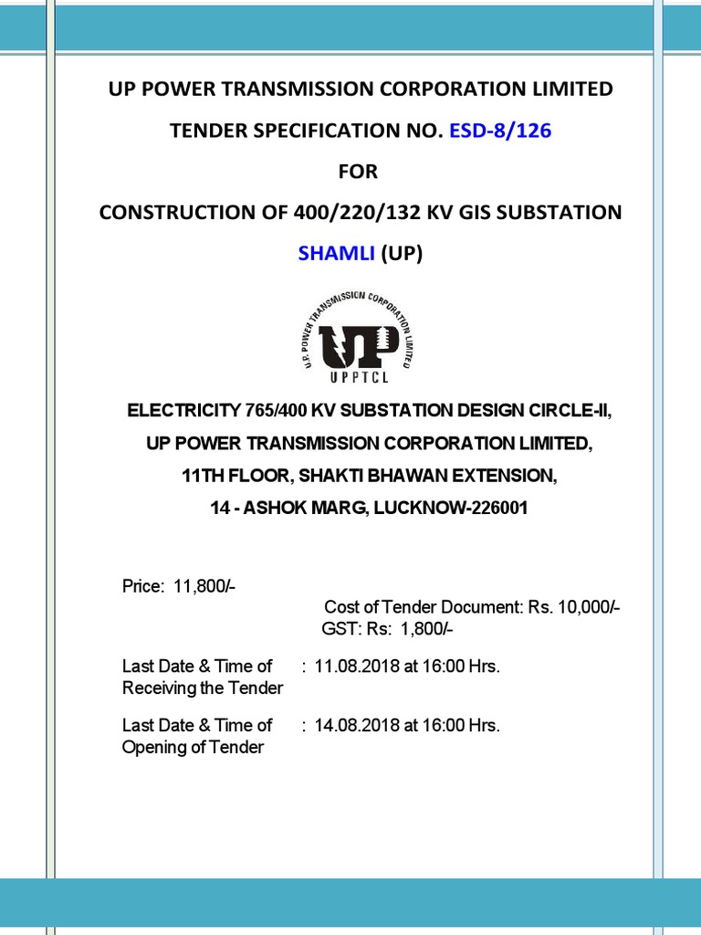 Upptcl PDF | PDF | Electrical Substation | Switch