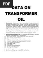 Hyvolt II Transformer Oil Properties | PDF | Physical Sciences | Materials