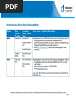 NDSS CGM and Flash GM Order Form | PDF | Endocrine Pancreas | Diabetes