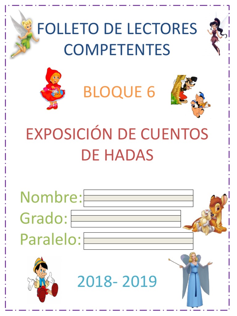 1° Folleto de Cuentos de Hadas 2019 | PDF | Cuentos | Cuentos de hadas