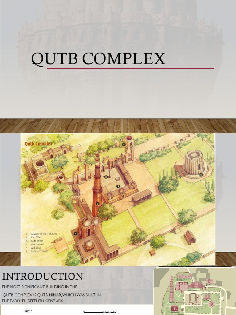 Qutub Minar Complex Plan