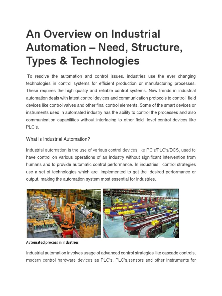 Industrial Automation | PDF | Automation | Scada